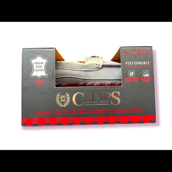 Champs | Shoes | Chaps Mens Memory Foam Indoor Outdoor Slip On Slippers ...